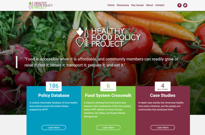 New Website Seeks to Promote Healthy Food Access & Health Equity ...