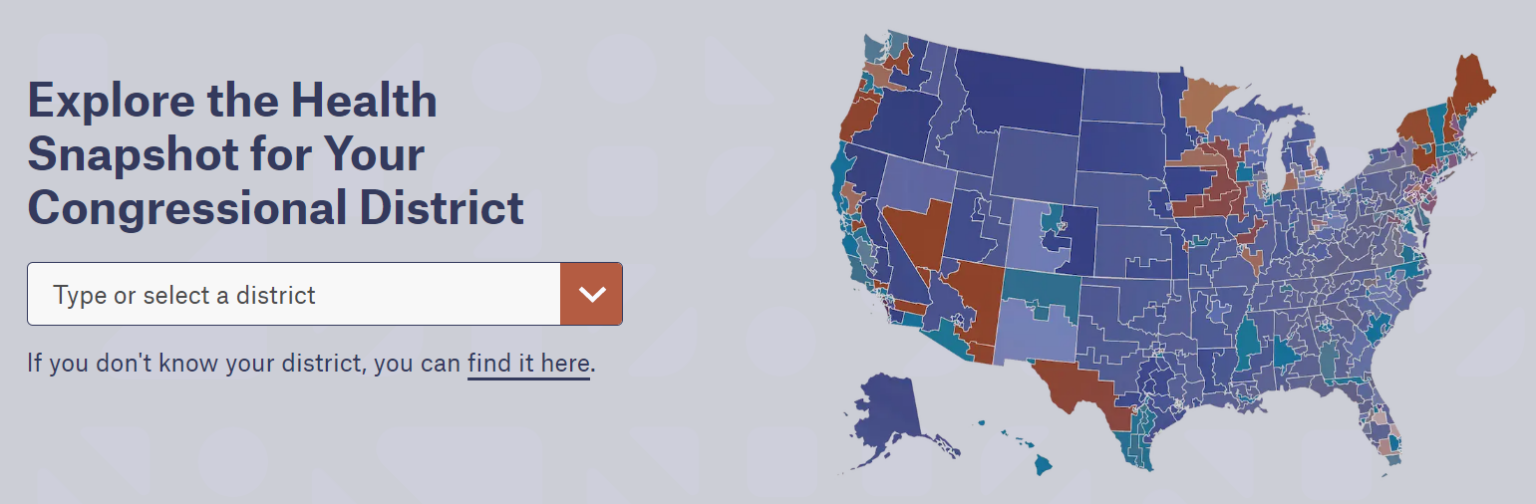 New Resource: Congressional District Health Dashboard - Salud America